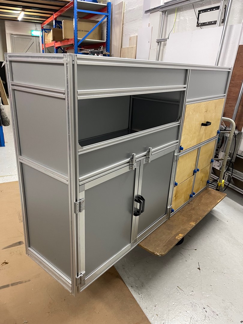 Custom Aluminum Racking, Shelving, and Compartment, Car Accessories ...