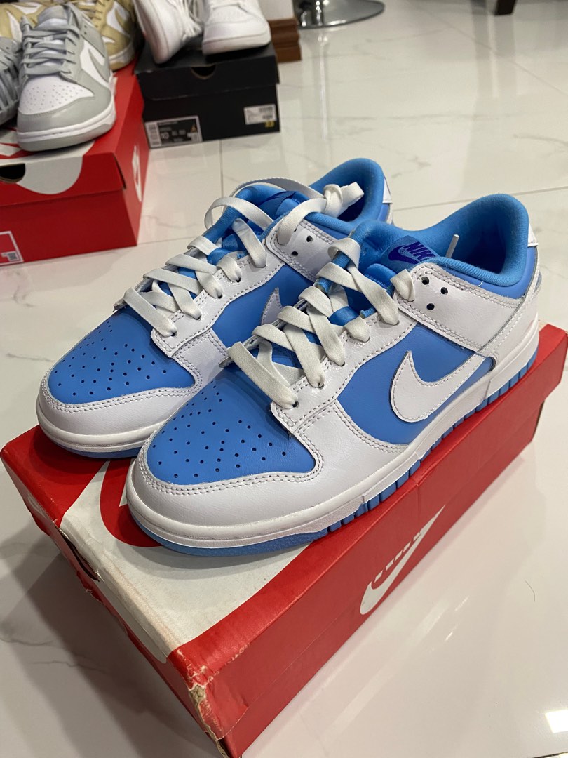Dunk Low Reverse UNC, Women's Fashion, Footwear, Sneakers on Carousell