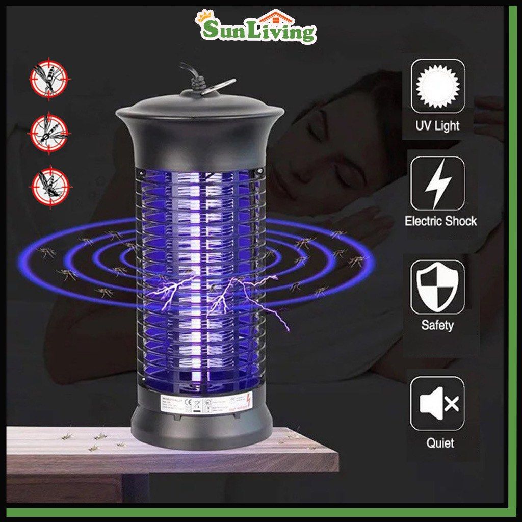 Electric Shock Mosquito Killer Portable Insect Lamp Indoor Safe Non ...