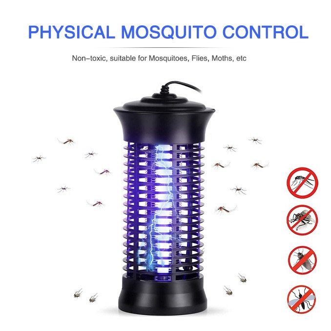 Electric Shock Mosquito Killer Portable Insect Lamp Indoor Safe Non ...