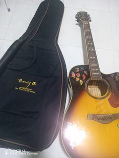 Ibanez aw7-oece acoustic electric guitar black, Hobbies & Toys, Music ...