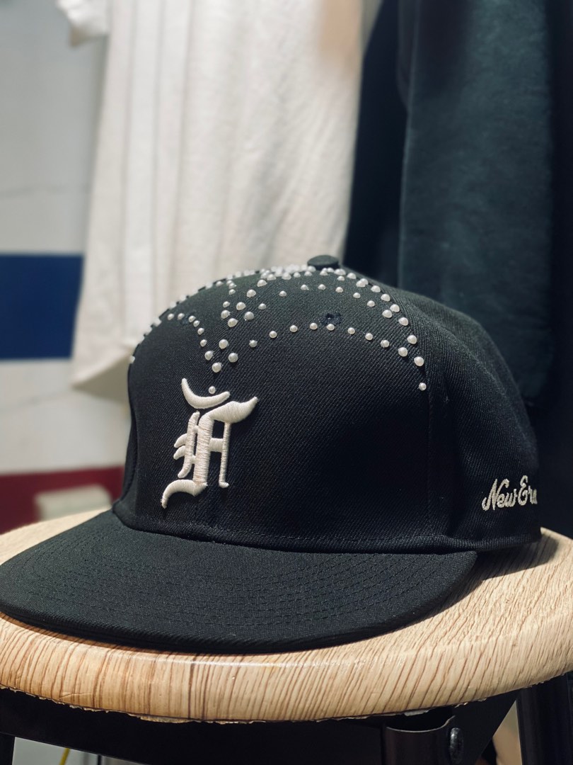 FITTED CAP - Custom Pearls New Era X Fear of God 59FIFTY, Men's Fashion ...