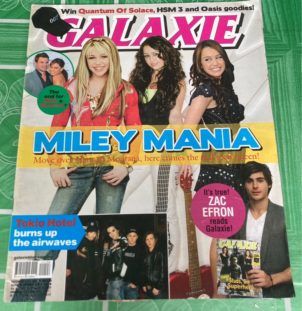Galaxie Magazine - Hannah Montana & Miley Cyrus (1-15 November 2008 ...