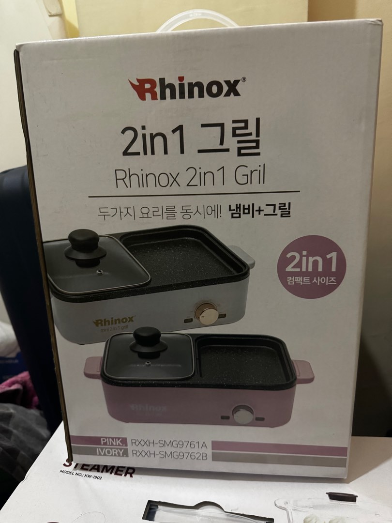 Gift Pink Rhinox 2in1 portable Grill, TV & Home Appliances, Kitchen ...