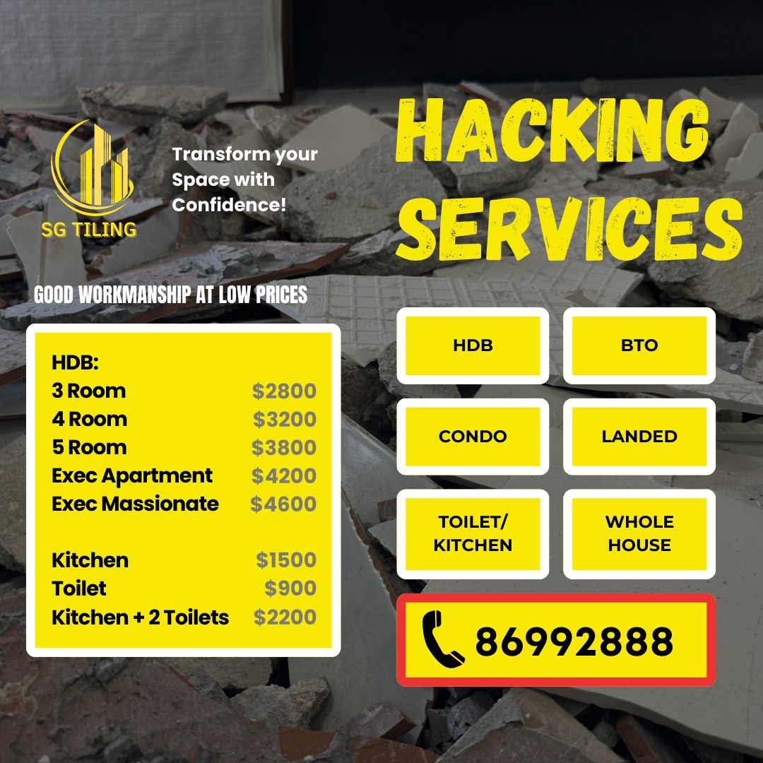Direct contractor/Hacking / Tiling / Wall Plastering Services / Reno ...