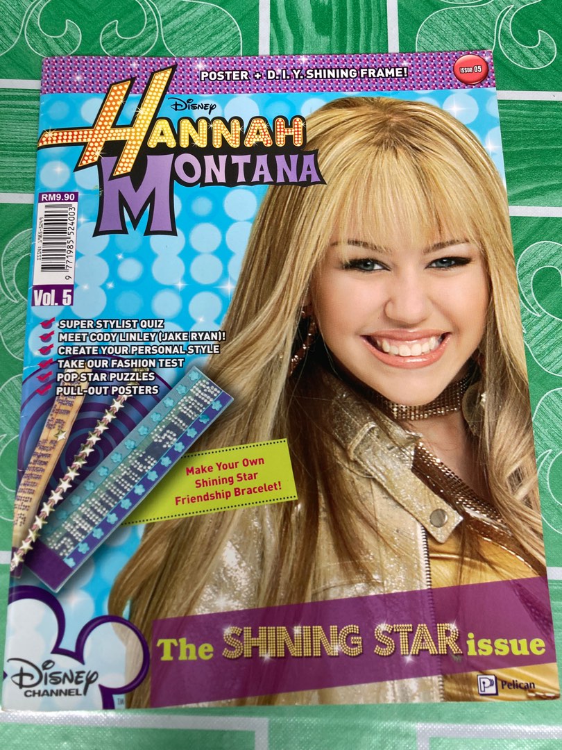 Hannah Montana Official Magazine (Vol 5), Hobbies & Toys, Books ...