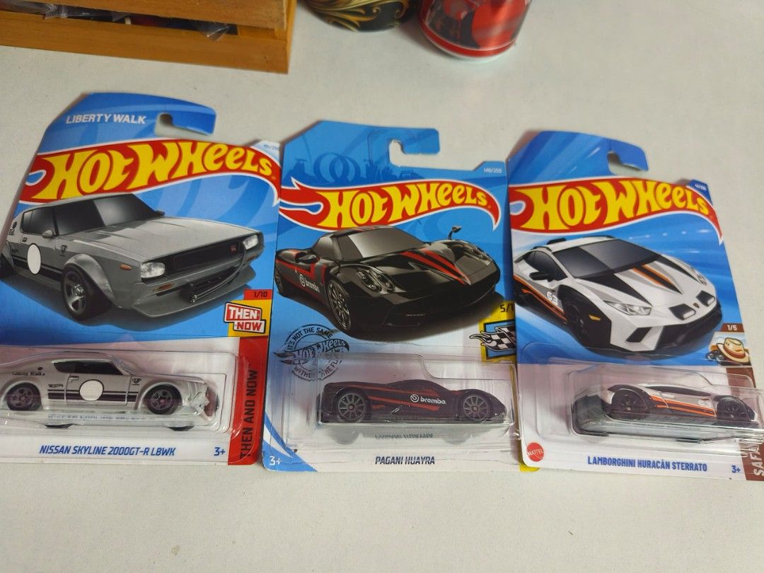 hot wheels PAGANI,SKYLINE,PORSCHE,KOENIGSEGG,JEEP,HONDA,LAMBORGHINI ...