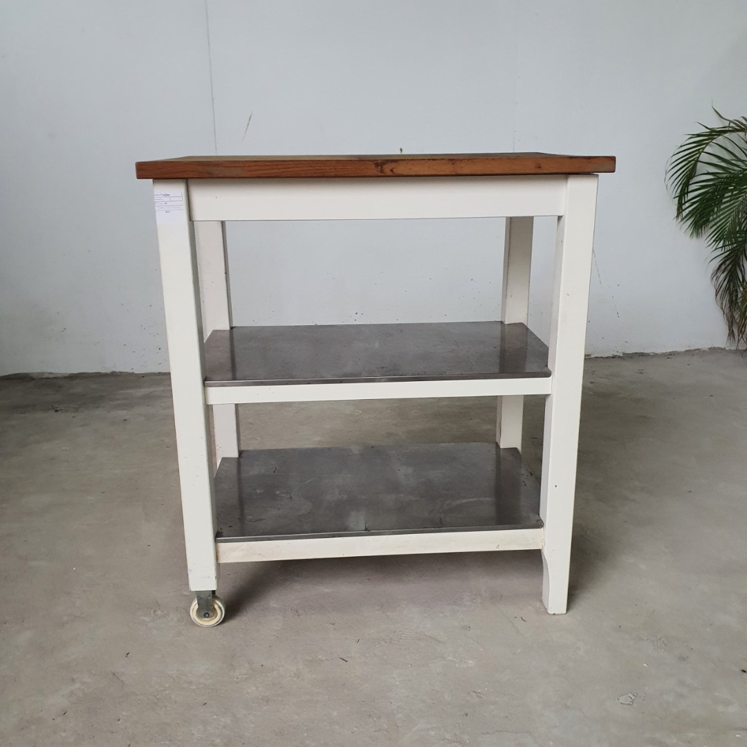 Ikea Stenstorp Kitchen Trolley, White/Oak, Furniture & Home Living ...