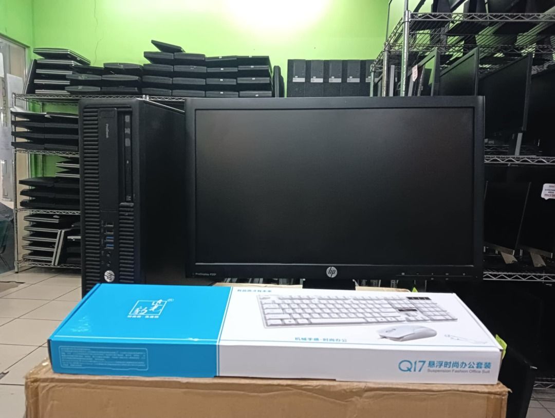 Intel Core i5 6th Gen with 20 inch wide led monitor - HP Desktop ...