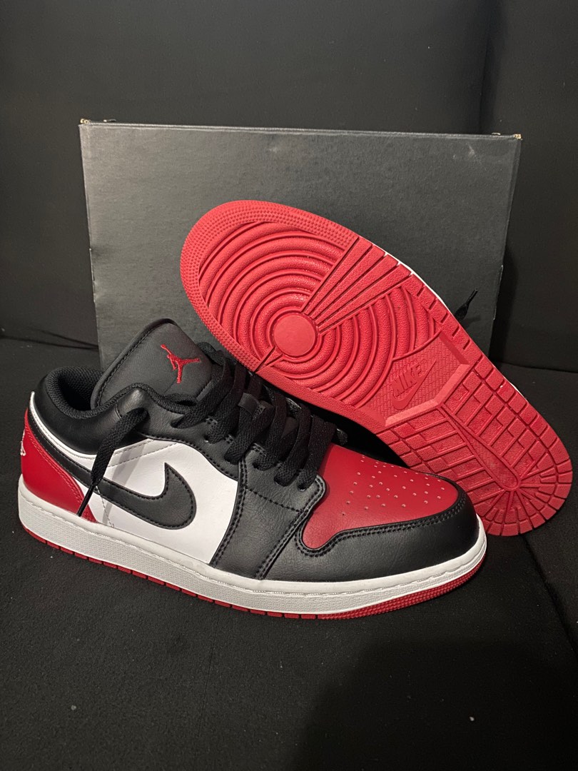 Jordan 1 low bread toe v2, Men's Fashion, Footwear, Sneakers on Carousell
