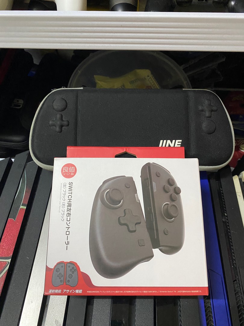 Joycon Nintendo Pro Wireless Controller FREE Bag, Video Gaming, Gaming ...
