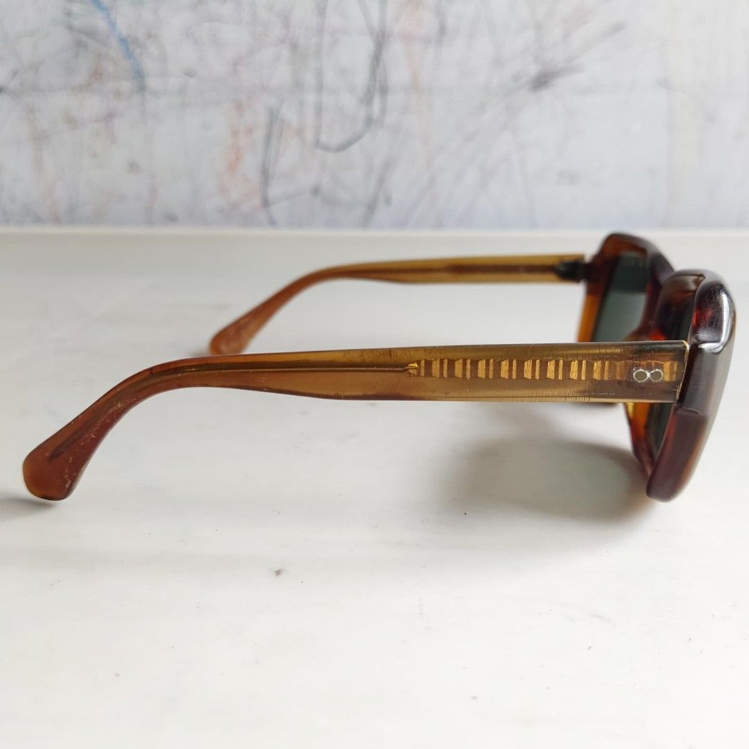 Kacamata Vintage ENICAR Germany Original Second frame Cangkang Penyu ...