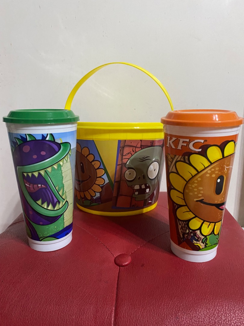 KFC Collectible Tumblers - Plants vs Zombies, Hobbies & Toys ...