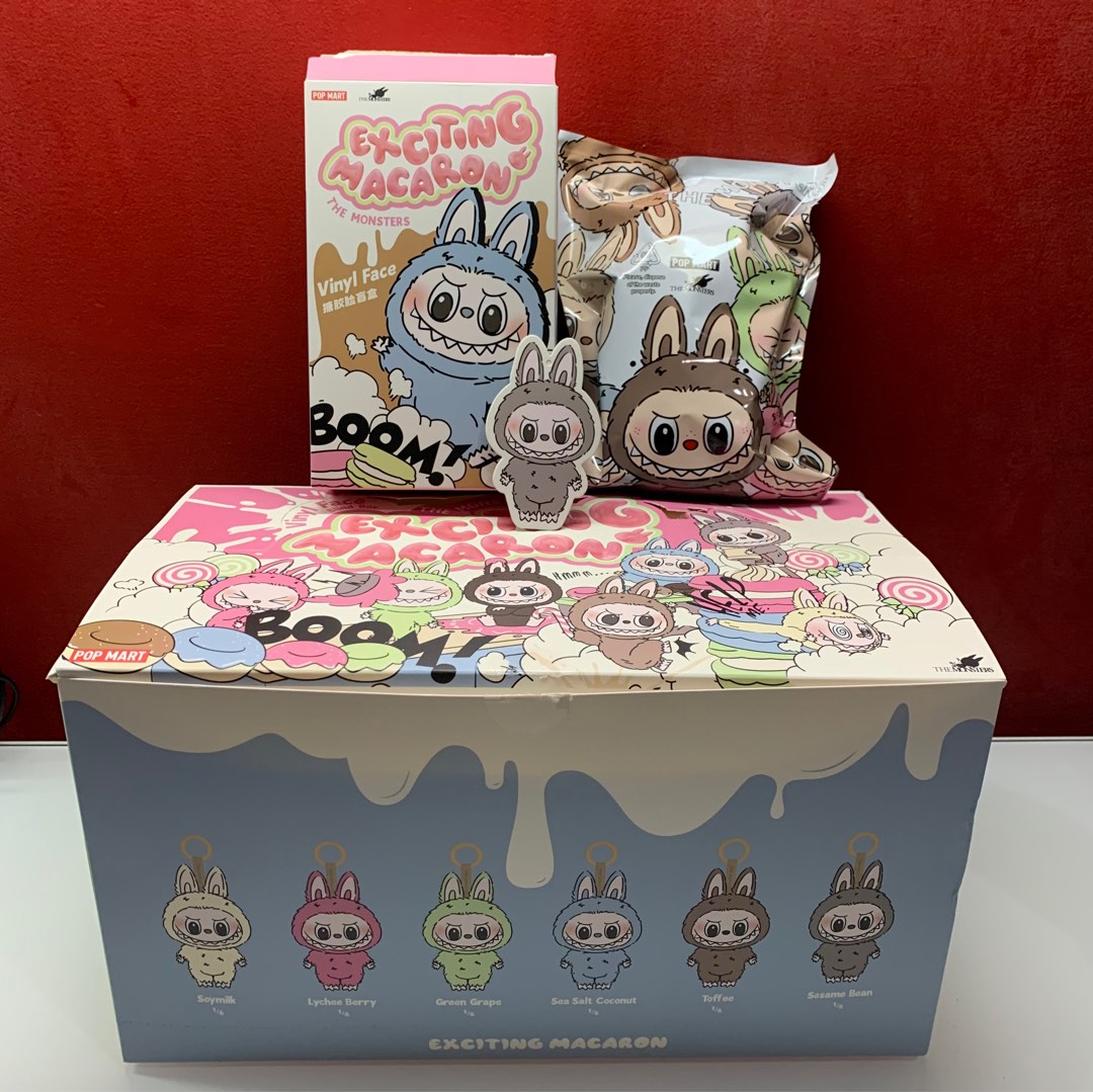 Labubu Macaron Sesame Popmart, Hobbies & Toys, Toys & Games on Carousell