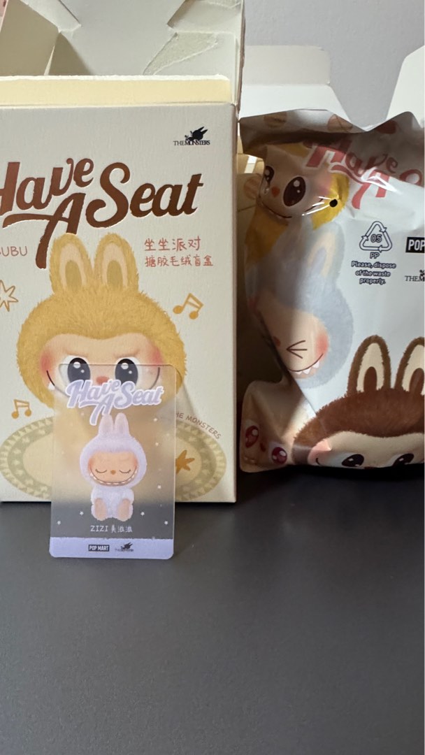LABUBU ZIZI 美滋滋 V2, Hobbies & Toys, Toys & Games on Carousell