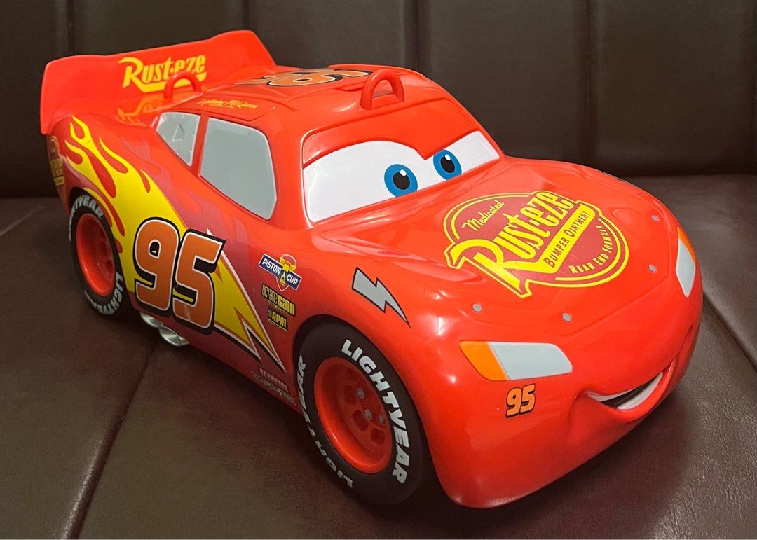 Lightning McQueen Car Popcorn Bucket Big Size, Hobbies & Toys, Toys ...