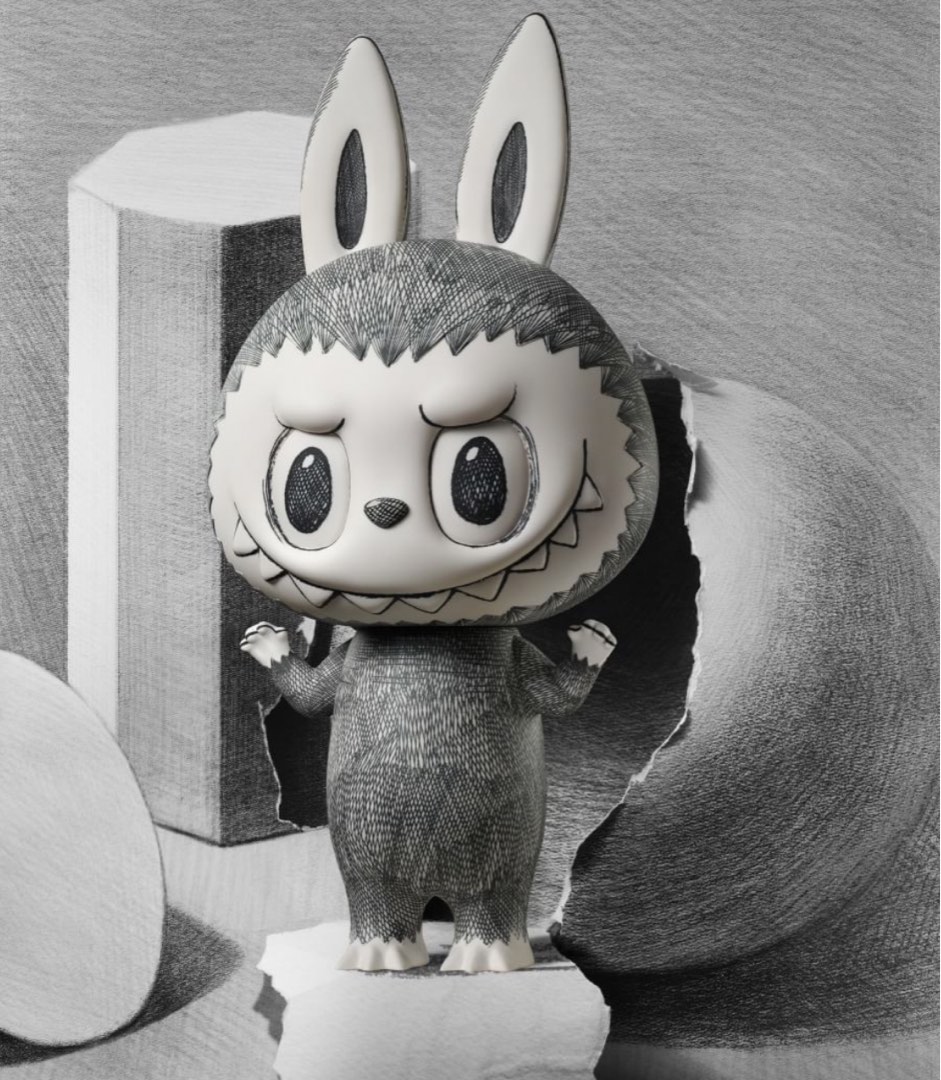 Limited Ed Authentic Sketch Labubu 400% BNIB Popmart, Hobbies & Toys ...