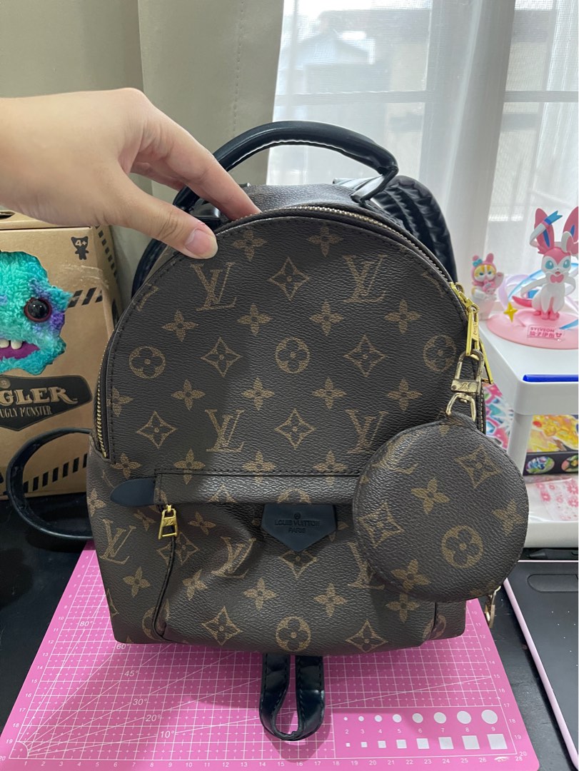 RUSH SALE!!Louis Vuitton Palm Spring Mini Monogram Backpack ( with its ...