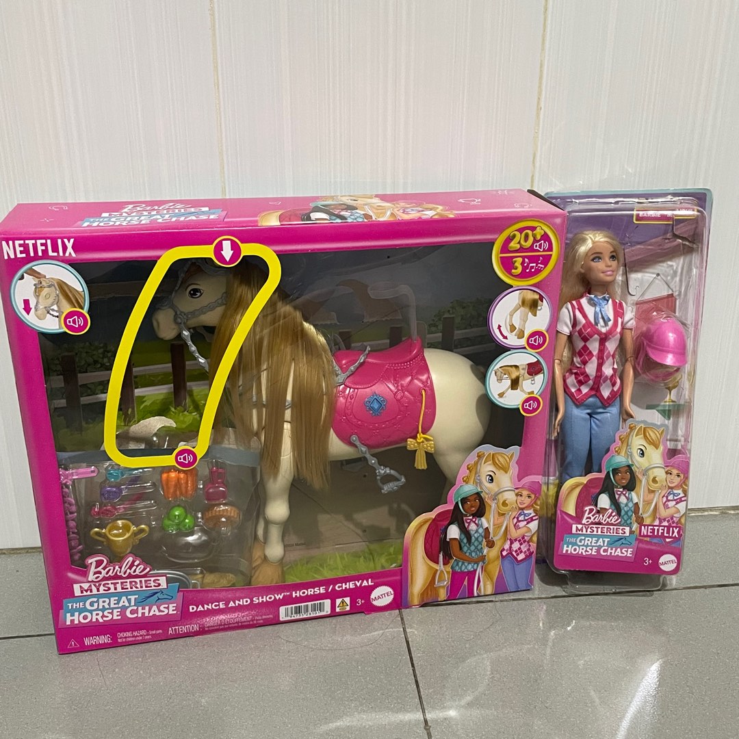 mainan barbie the great horse bundling, Toys & Collectibles, Mainan di ...