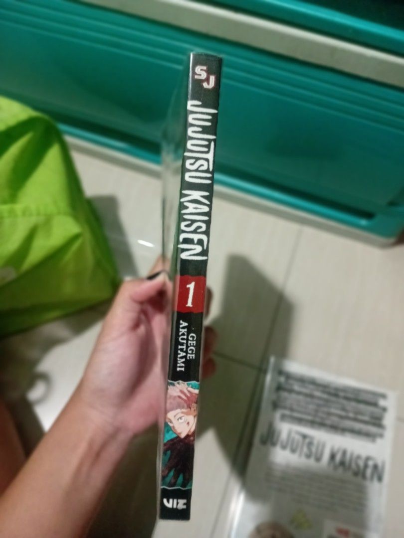 Manga Jujutsu Kaisen Jjk Chapter 1 With Plastic Cover Yuji Itadori