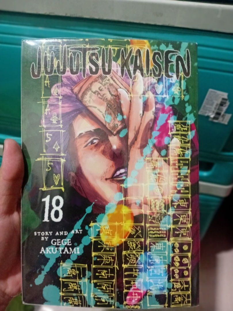 MANGA| JUJUTSU KAISEN/JJK|Chapter 18| with plastic cover| Kinji Hakari ...