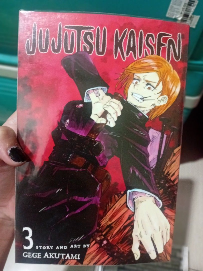 MANGA| JUJUTSU KAISEN/JJK|Chapter 3|with plastic cover|Nobara Kugisaki ...