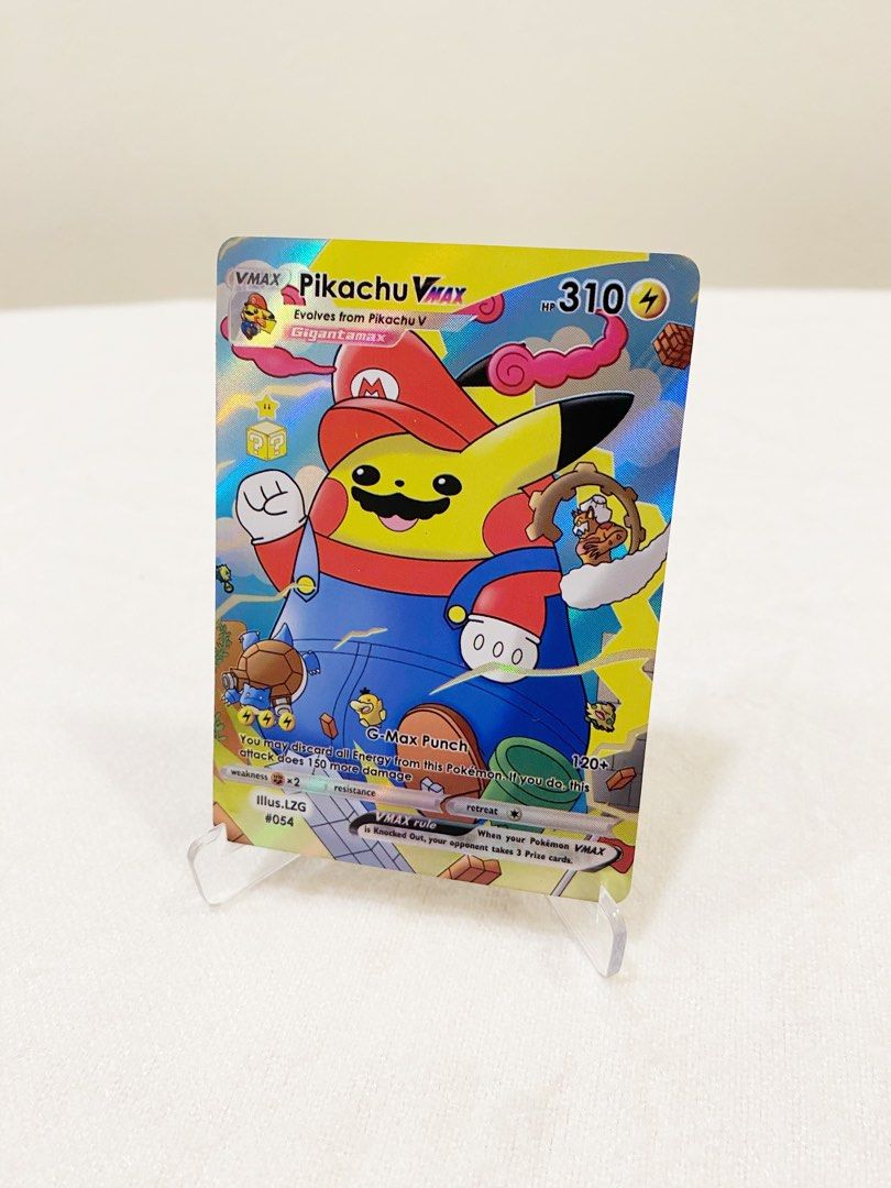 Yellow Pluto Village Mario Luigi Pikachu Custom Cards, Hobbies & Toys, Toys & Games on Carousell