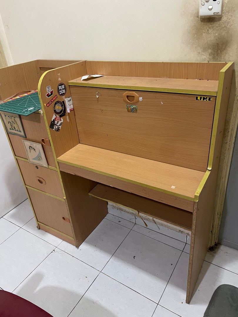 Meja Study, Furniture & Home Living, Furniture, Tables & Sets on Carousell