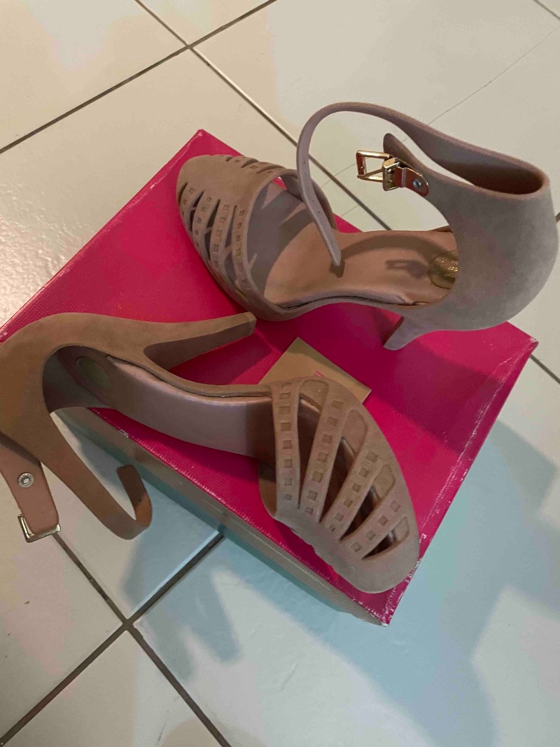 Melissa High Heels skin color, Women's Fashion, Footwear, Heels on ...