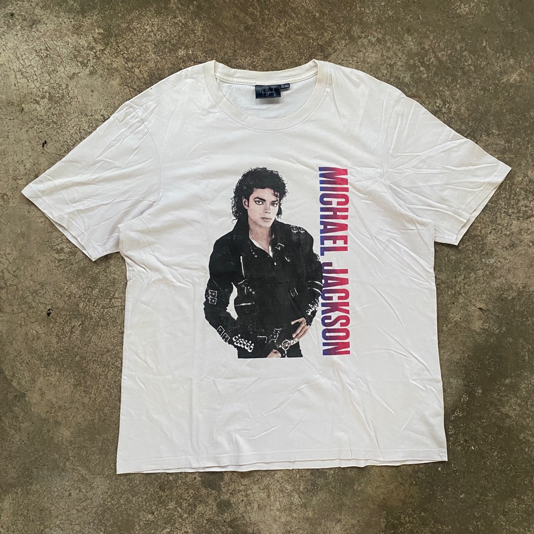 Michael Jackson Tee, Men's Fashion, Tops & Sets, Tshirts & Polo Shirts ...
