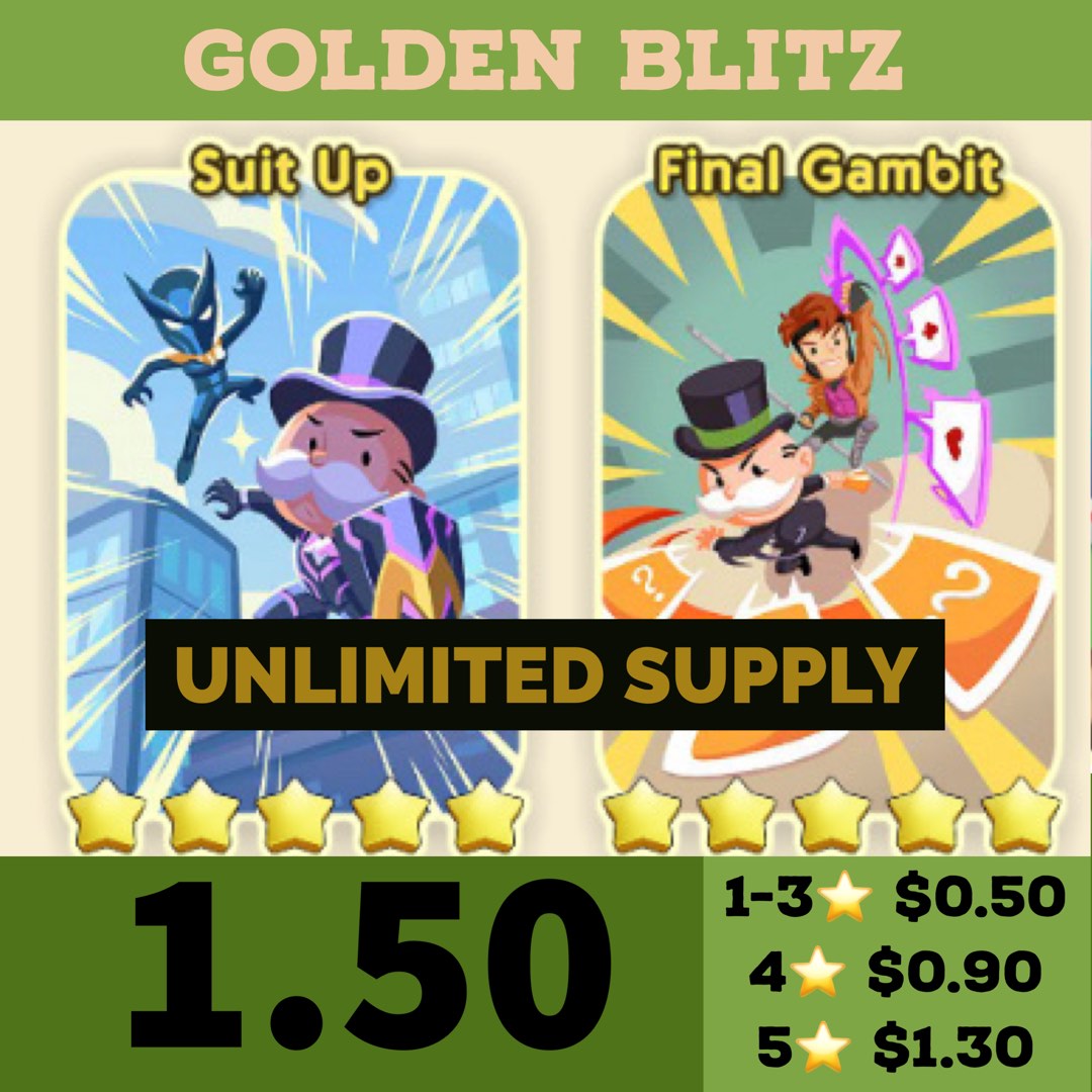 MONOPOLY GO STICKER,SUIT UP,FINAL GAMBIT,BADGES OF HONOR,TANGLED ...