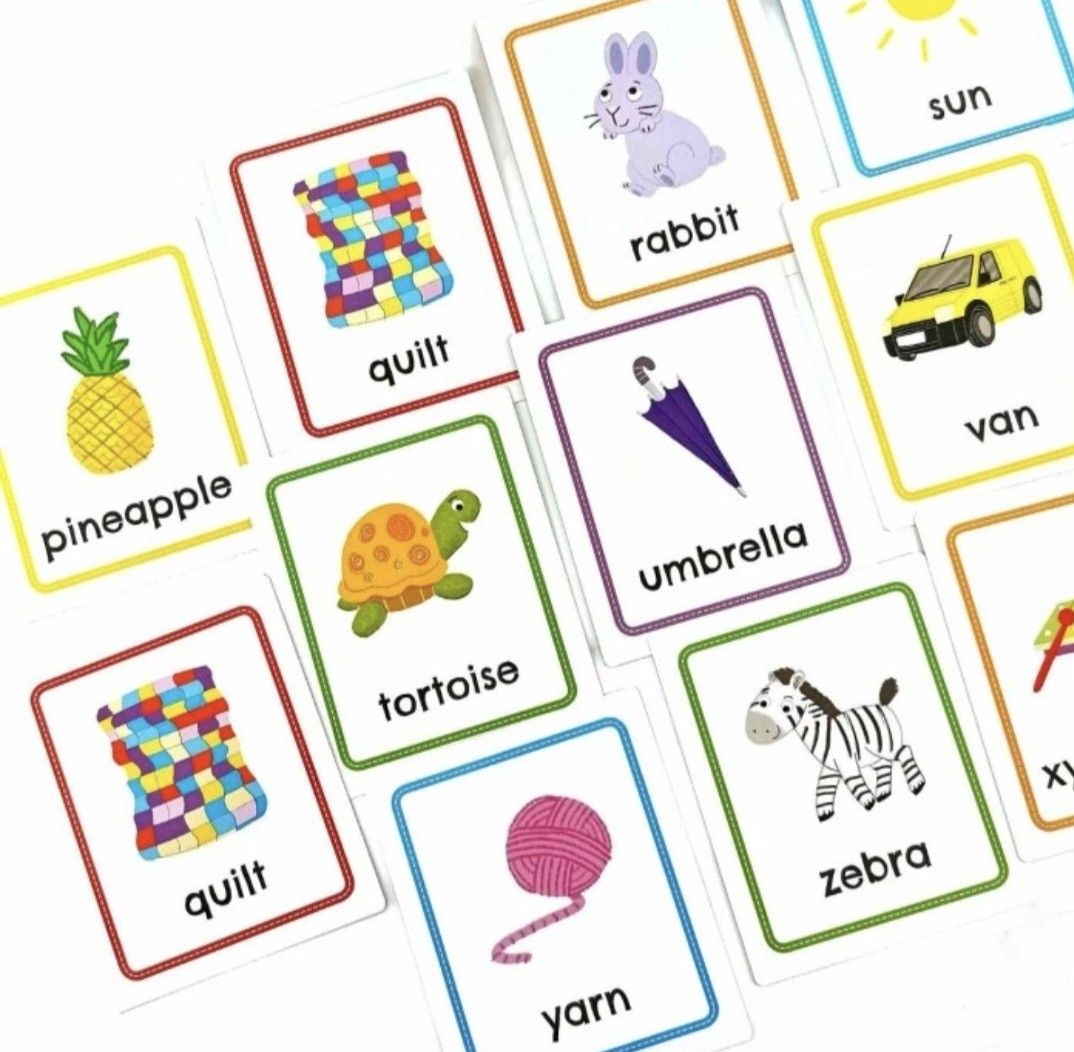 MY GIANT ABC FLASHCARDS 27 Cards 16 x 20 cm, Buku & Alat Tulis, Buku ...