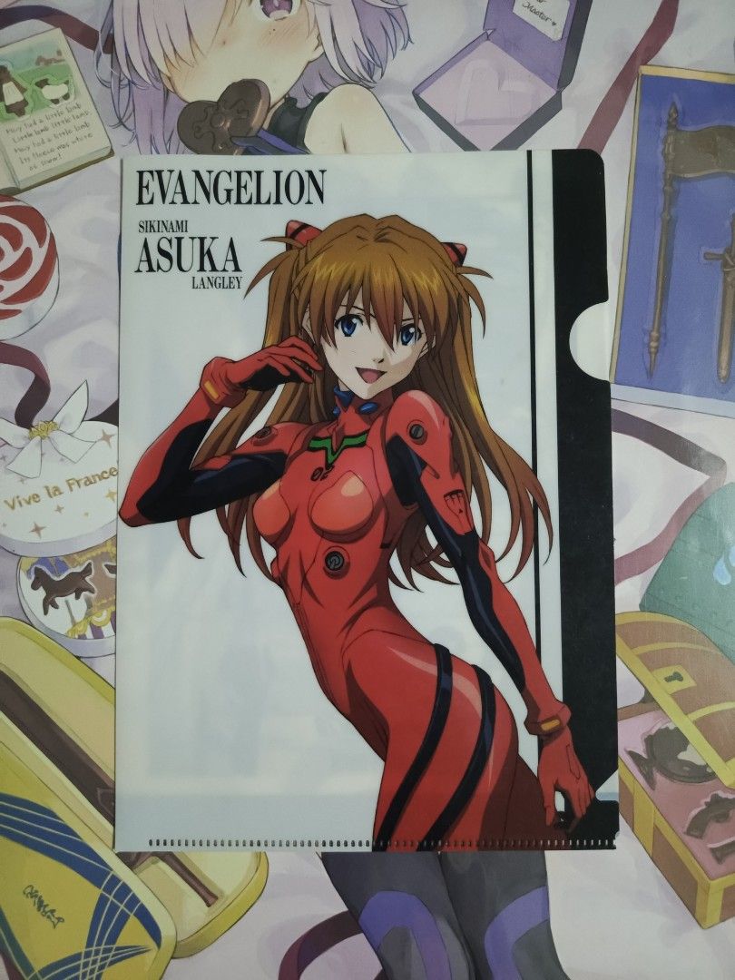 Neon Genesis Evangelion A4 & A5 File (Rei,Asuka & Mari), Hobbies & Toys, Collectibles ...