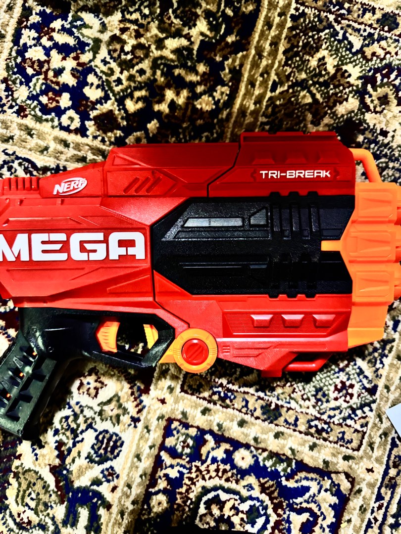 Nerf Mega Tri-Break, Hobbies & Toys, Toys & Games on Carousell