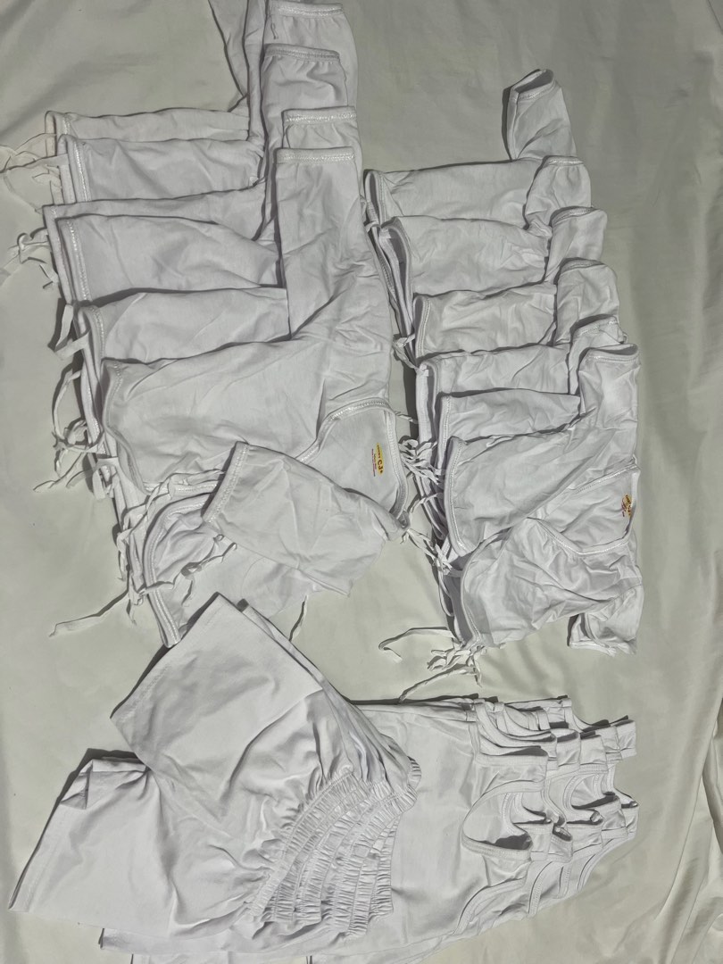 Newborn sets plain white cotton, Babies & Kids, Babies & Kids Fashion ...