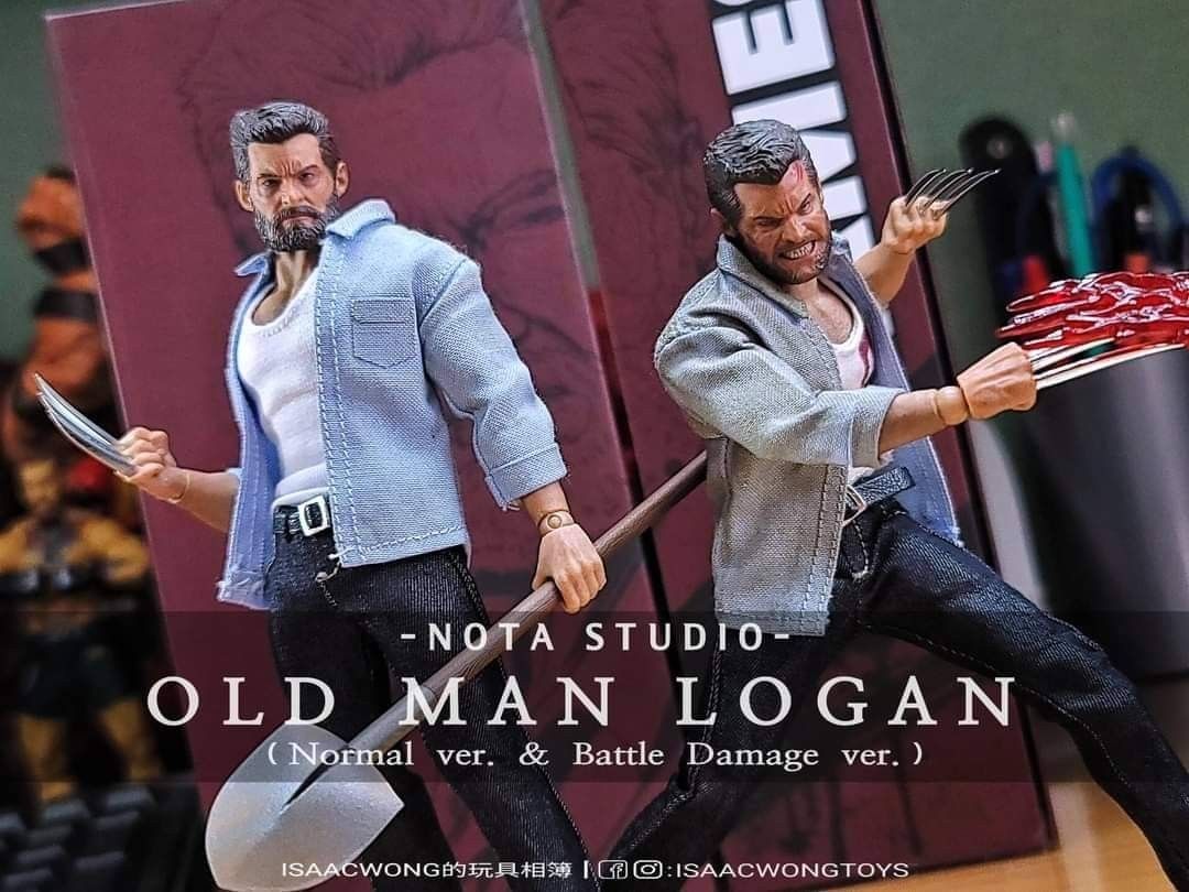 Nota Studio - Old Logan Normal & Injured Version, Hobbies & Toys, Toys ...