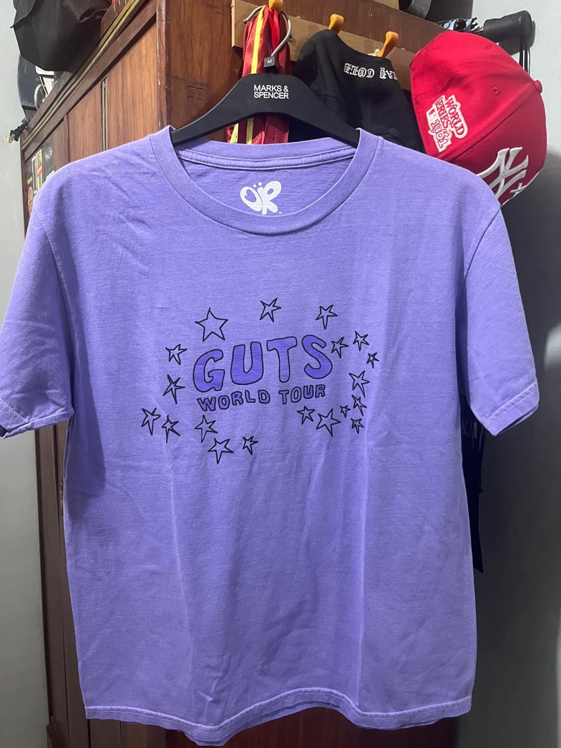 Olivia Rodrigo Guts world tour merch violet L on tag, Women's Fashion ...