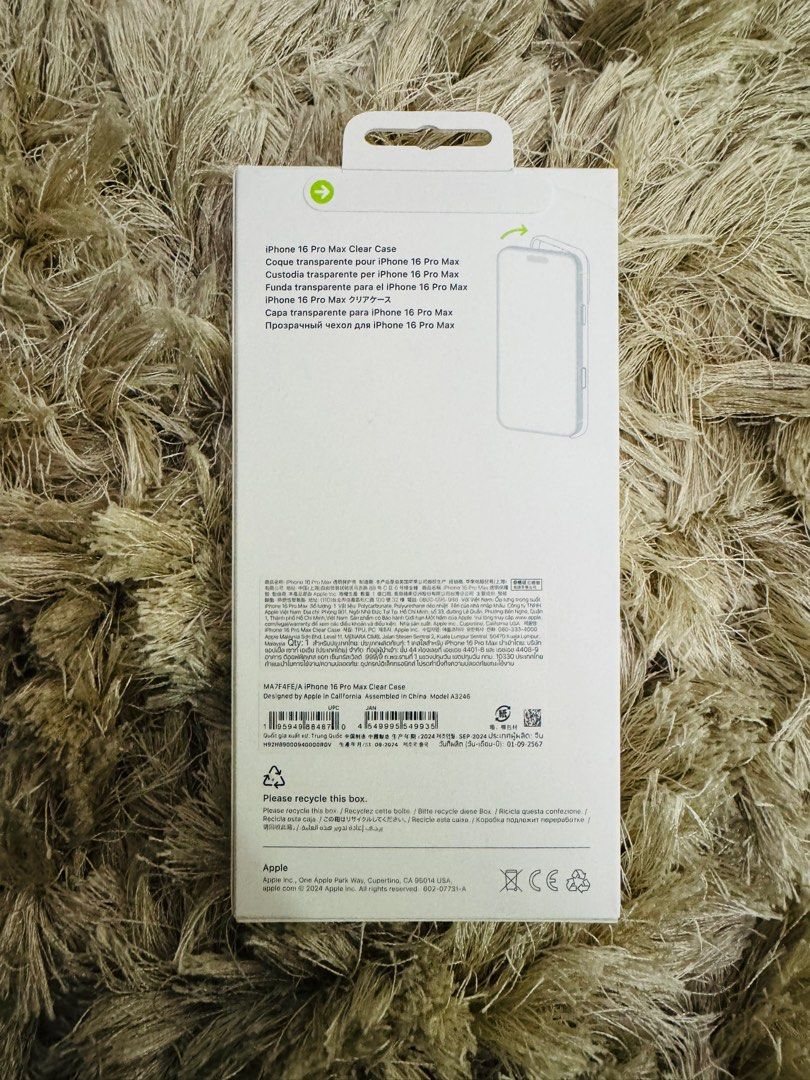 Original Apple iPhone 16 Pro Max Clear Case with MagSafe (New - Box ...