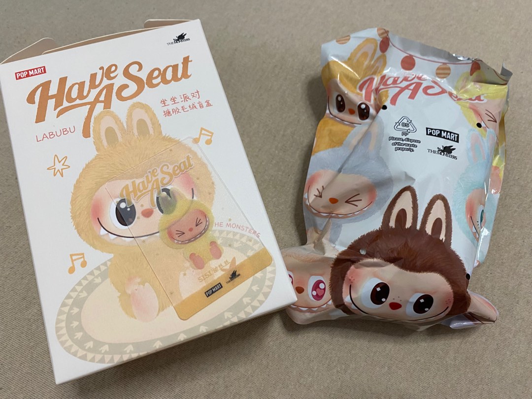 Original Labubu Have A Seat Sisi, Hobbies & Toys, Toys & Games on Carousell