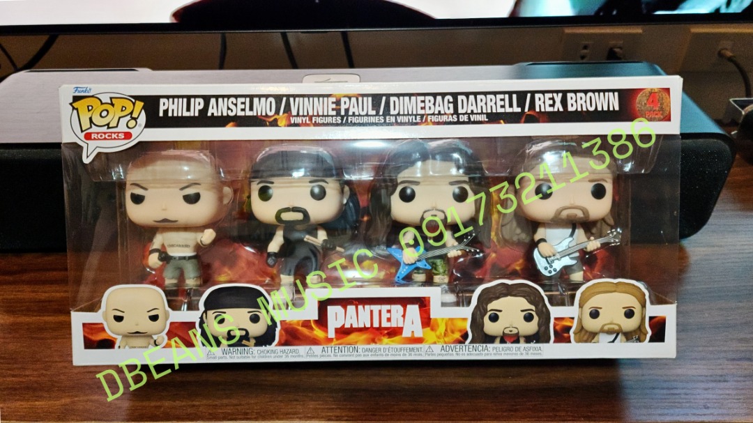 PANTERA FUNKO POP! ROCKS SET, Hobbies & Toys, Toys & Games on Carousell