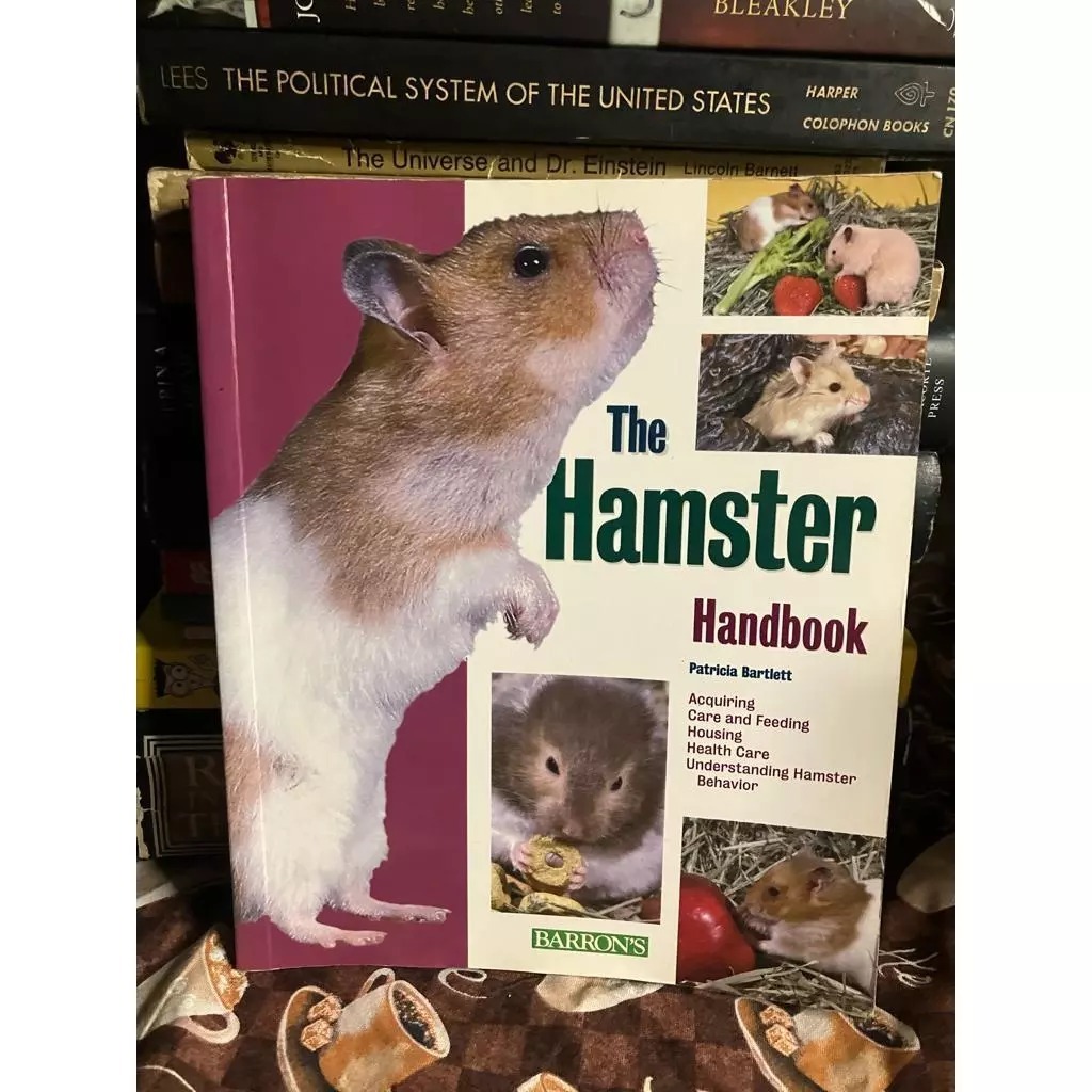 PAPERBACK 2003 Hamster Handbook Patricia Bartlett Pet Animal Science ...