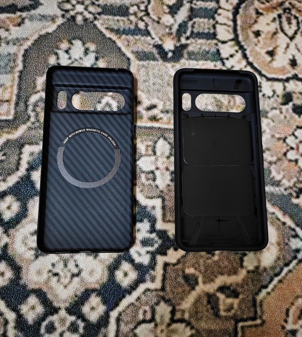 Pixel 8 pro Spigen Liquid Armor & Carbon fibre thin design case, Mobile ...