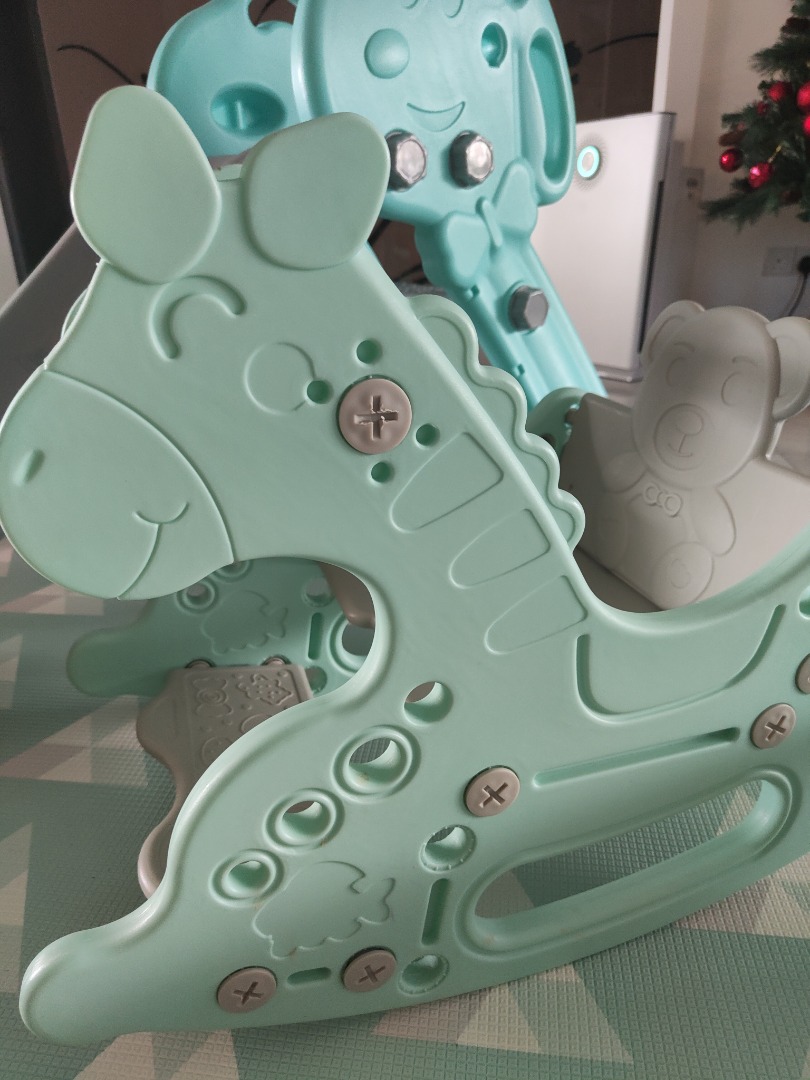 playground slide n rocking horse, Babies & Kids, Infant Playtime on ...