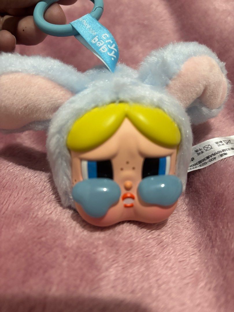 POP MART CRYBABY POWERPUFF GIRLS Bunny Bubbles with free crochet ...