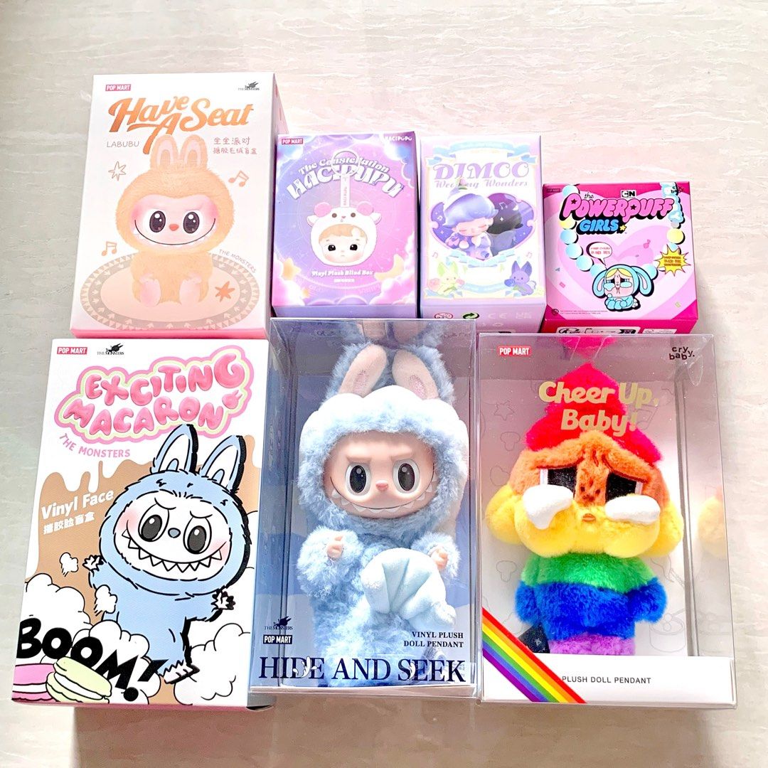 pop mart labubu macaron have a seat, merbubu, hacipupu constellation ...