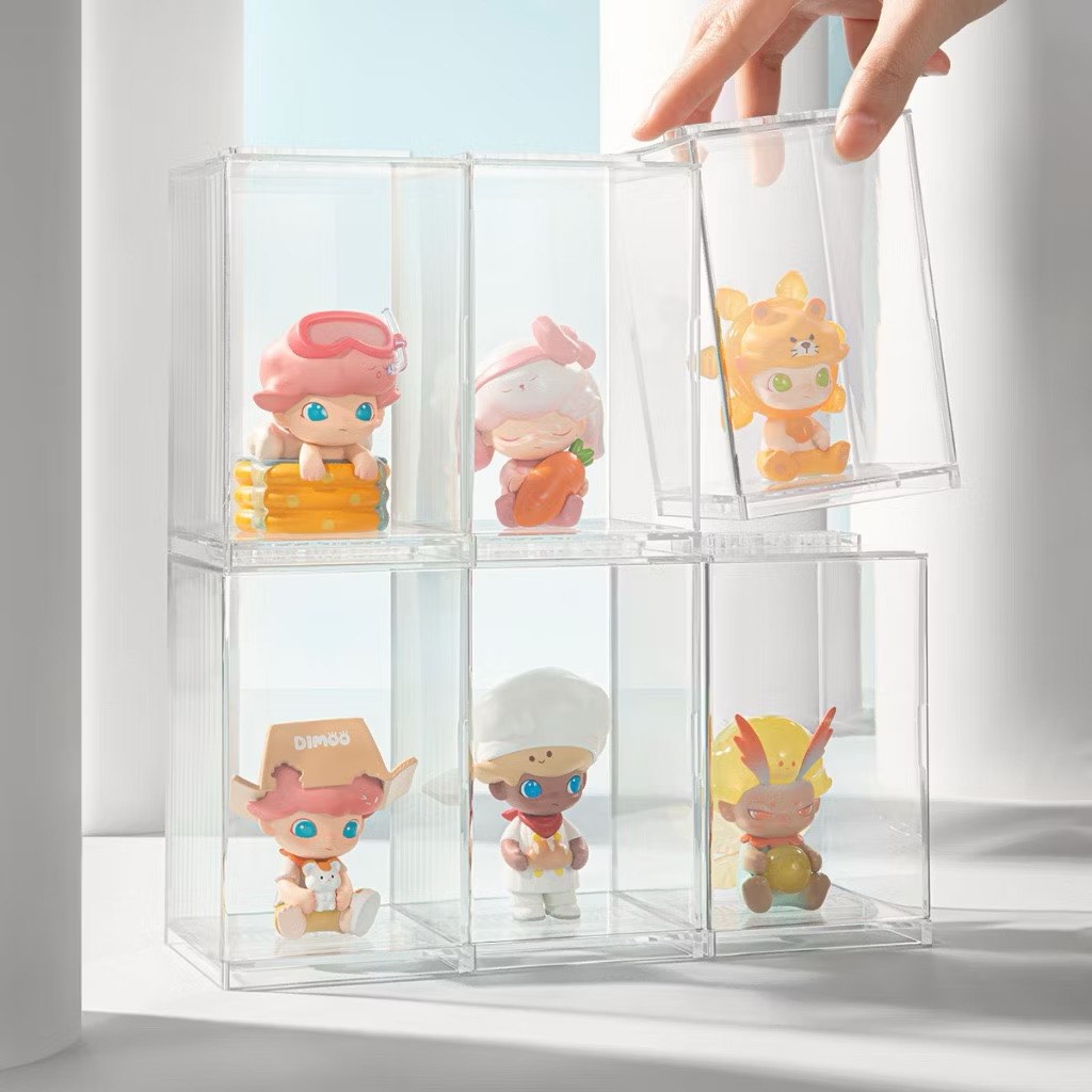POP MART: POP DISPLAY BOX (Transparent) Acrylic Display Box [100% ...