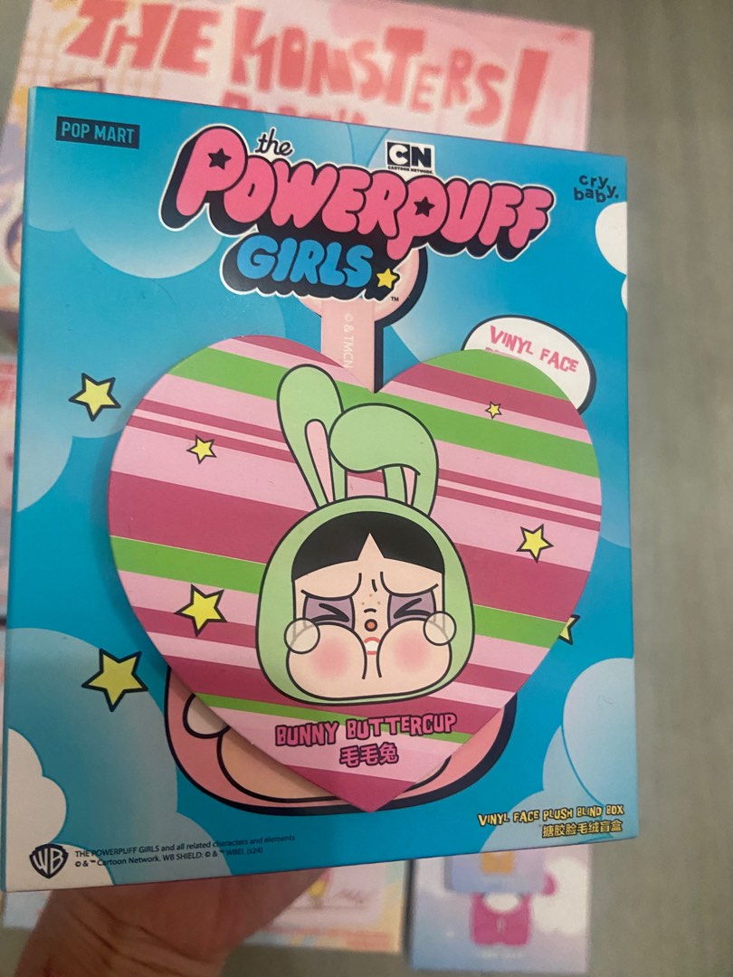 Popmart Crybaby x PPG Bunny Buttercup, Women's Fashion, Bags & Wallets ...