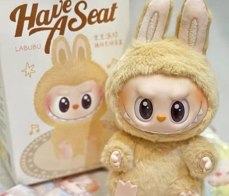 POPMART LABUBU V2 HAVE A SEAT (BABA), Hobbies & Toys, Toys & Games on ...