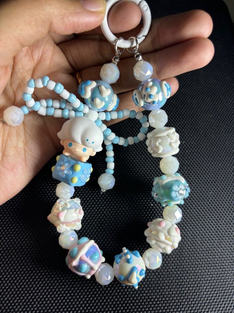 popmart popbean phone chain strap, Women's Fashion, Jewelry ...