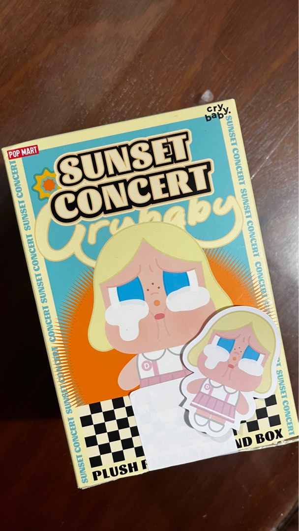 Popmart Sunset Concert Crybaby, Hobbies & Toys, Toys & Games on Carousell